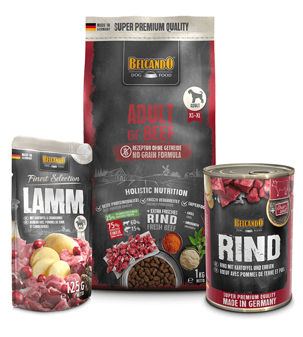 BELCANDO® Premium Hundefutter | Auf die Zutaten kommt es an!